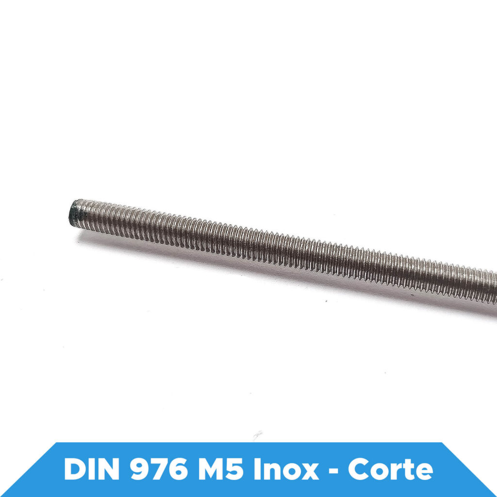 DIN 976 Varão Roscado M5 Aço Inox A2 - Corte à medida